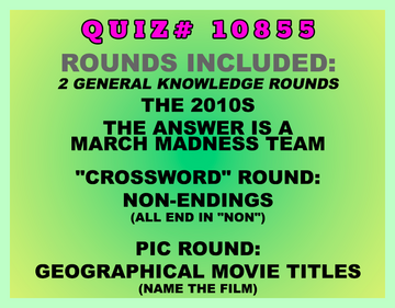 Bar Trivia Packs - Questions & Answers – TheQuizmasters